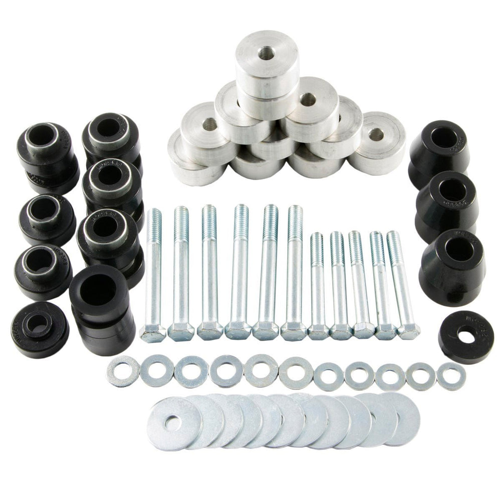 1" Body Lift with Poly Body Mounts (87-95 YJ 5-speed)