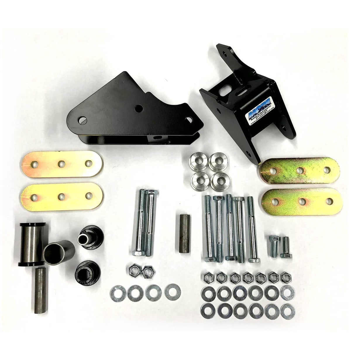 Shackle Reversal System with Weld In Shackle Hanger for Jeep Wrangler